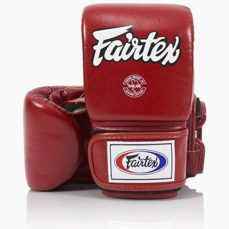 Boxsack-Handschuhe Fairtex TGO3 Rot – Combat Arena